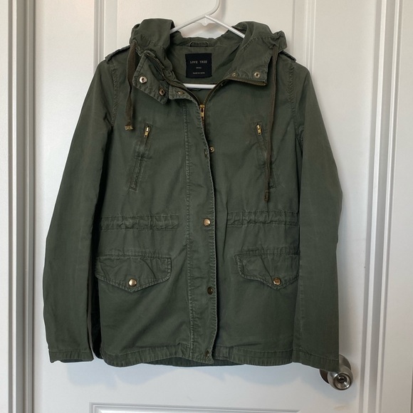 Love Tree | Jackets & Coats | Last Chance F2 Love Tree Khaki Green ...